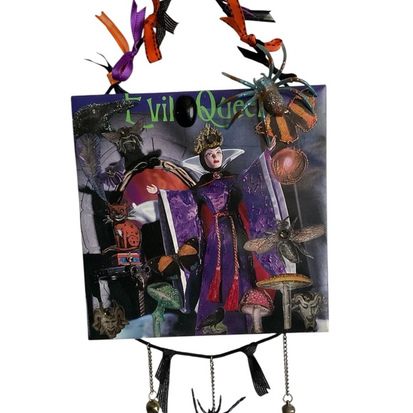 Art | Evil Queen Halloween Wall Decor Handmade Collage | Poshmark